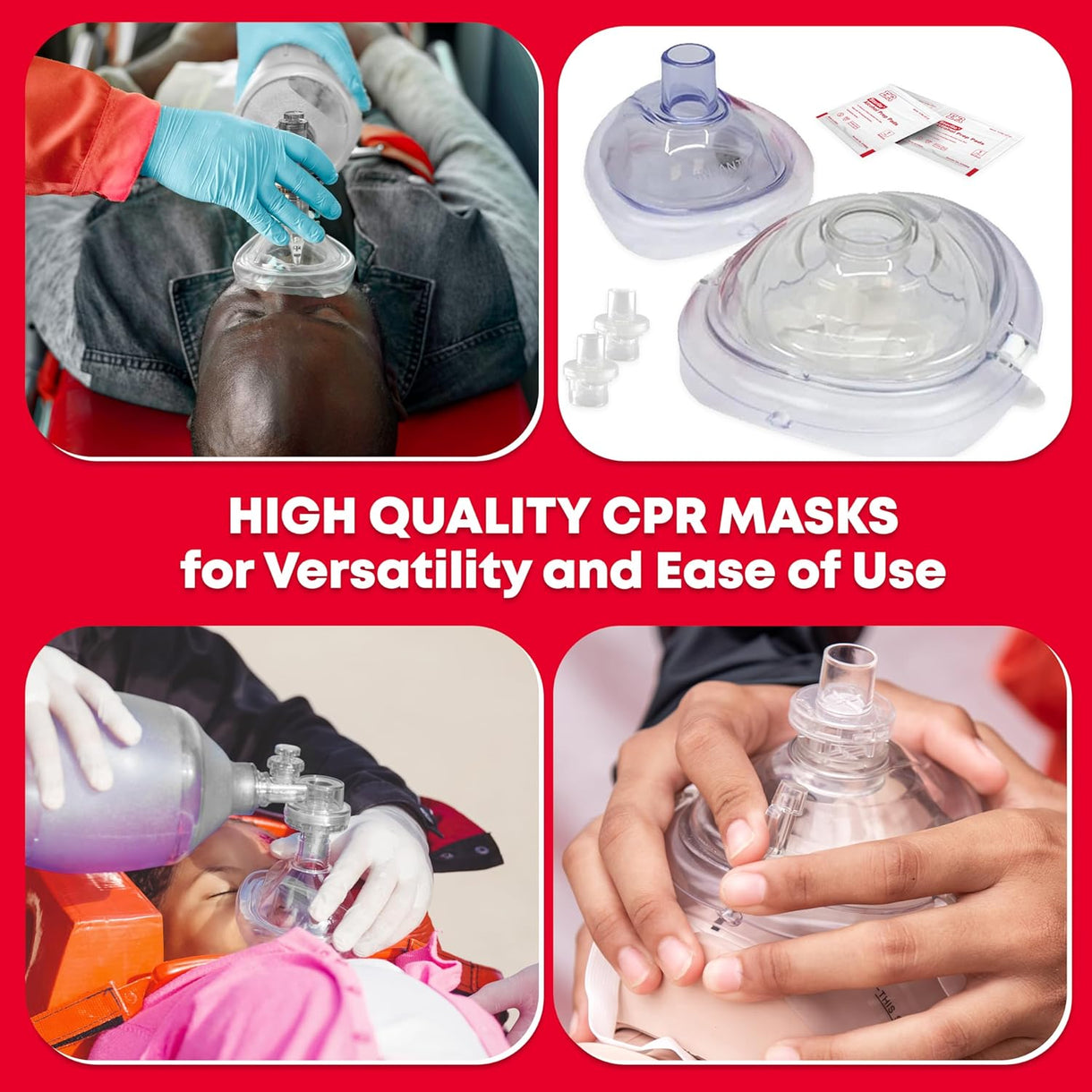Adult and Infant CPR Mask Combo Kit – MediTac Kits